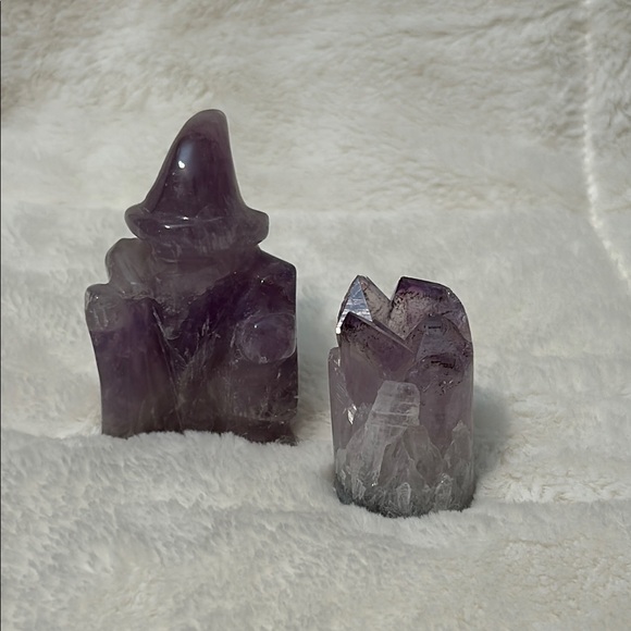 Other | Amethyst Crystal Wizard And Tower Set | Poshmark